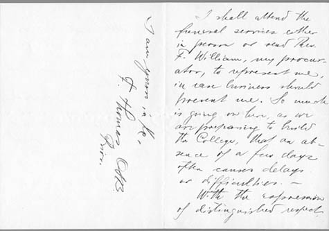 Letter from Father Thomas, OSB | Providence